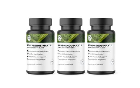 Polyphenol Max™️ Ii With Resveratrol Pterostilbene Luteolin Pomegra