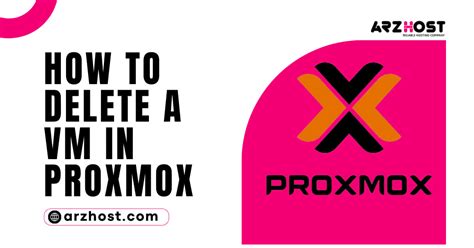 How To Delete A VM In Proxmox SOLVED