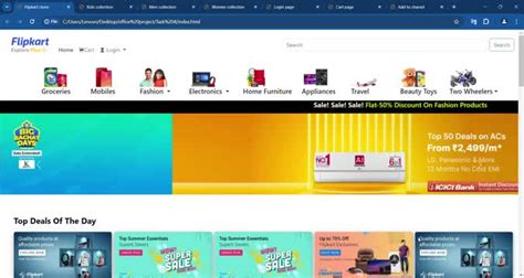 Sudhanshu Gupta On Linkedin Frontenddevelopment Webdesign Bootstrap Flipkartclone