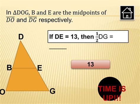 Midline Theorem Mathematics Geometry Pptx Physics Science