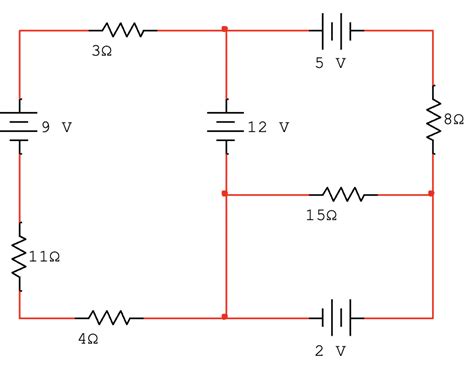 Solved Use Kirchhoffs Rules To Solve The Circuit Write