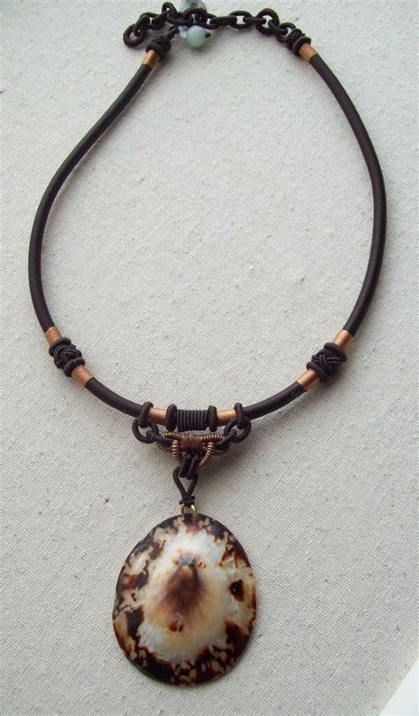 Limpet Shell Necklace On Fancy Cord