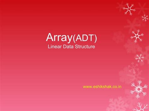 Array Linear Datastructure2 1 Pdf Programming Languages Computing