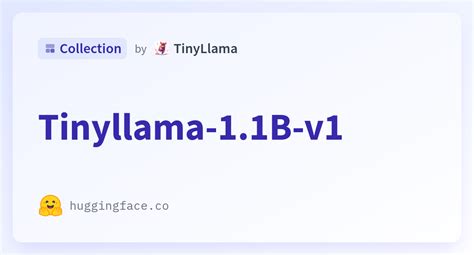 Tinyllama B V A TinyLlama Collection