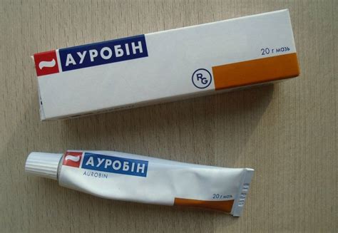 Мазь ауробин: инструкция по применению, отзывы и цены