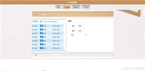 Java计算机毕业设计天气管理系统（开题程序论文）java天气预报程序参考文献 Csdn博客