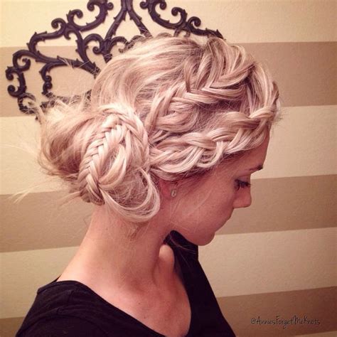 How To Dutch Braid And Dutch Fishtail Braid Messy Bun Messy Bun With Braid Wedding Hair And