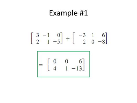 Ppt Adding And Subtracting Matrices Powerpoint Presentation Free