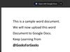 How To Import A Word Document Into Google Docs GeeksforGeeks
