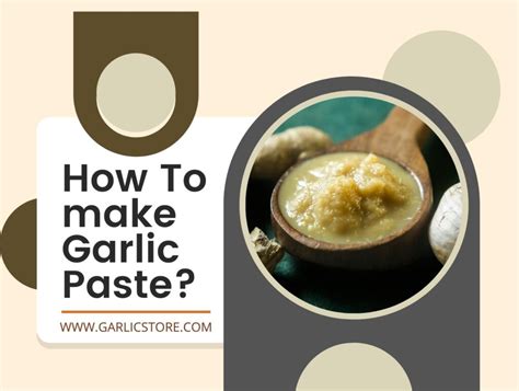 How To Make Garlic Paste Garlic Store How To Make Garlic Paste Garlic Store