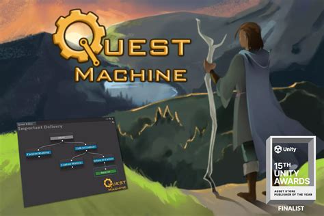 【unity 任务系统插件】quest Machine 它支持创建和管理游戏中的各种任务（quests），无论是简单的收集任务，还是复杂的多