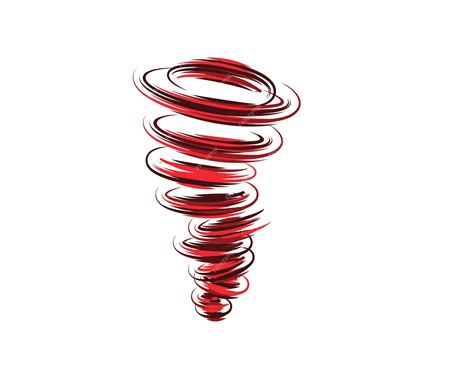 Tornado Symbol Vector Illustration Premium Vector