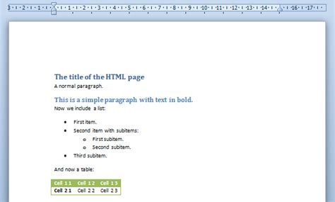 Html To Word With Php Phpdocx