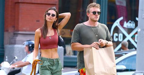 Emily Ratajkowski Takes A Stroll With Husband Sebastian Bear Mcclard