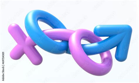 Sexual Symbols Man And Woman Making Love Stock Illustration Adobe Stock