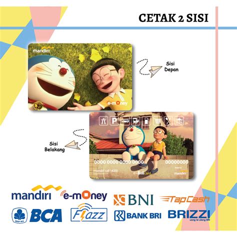 Jual Kartu Emoney Doraemon Nobita Anime Jepang Mandiri Flazz Bca Gen 2