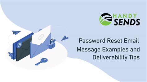 Password Reset Email Message Examples Tips HandySends