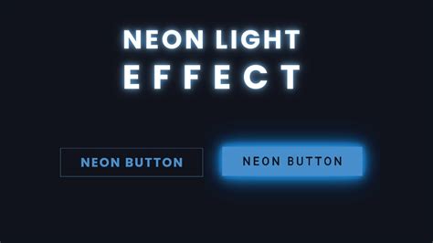 Neon Light Button Effect On Hover With Flutter Youtube