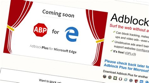 Microsoft Edge Adblock Statglam
