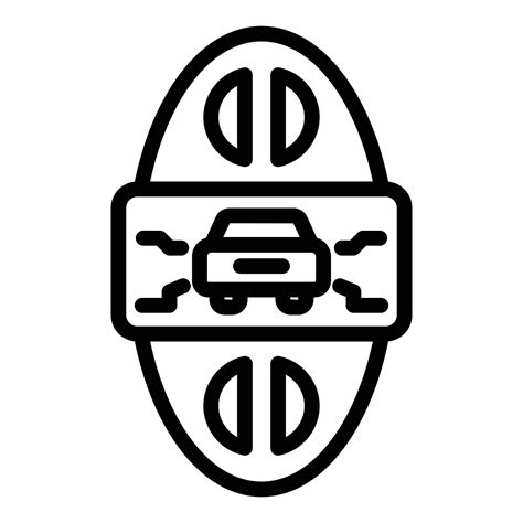 Electronic Car Key Icon Outline Style 15689488 Vector Art At Vecteezy