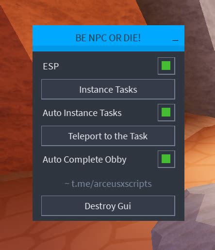 Telegram View Arceusxscripts