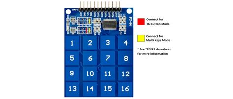 Ttp229 Capacitive Touch Keypad Pocketmagic