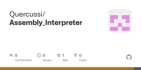 Github Quercussiassemblyinterpreter
