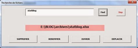 VBA Lobjet Fichier système