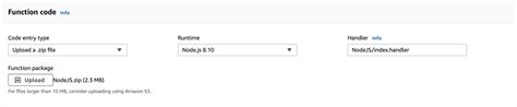 aws lambda running node js and pusher beams for android push