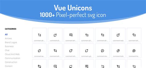 Pack Of More Than 1000 Beautiful Open Source Icons On Vue Rvuejs
