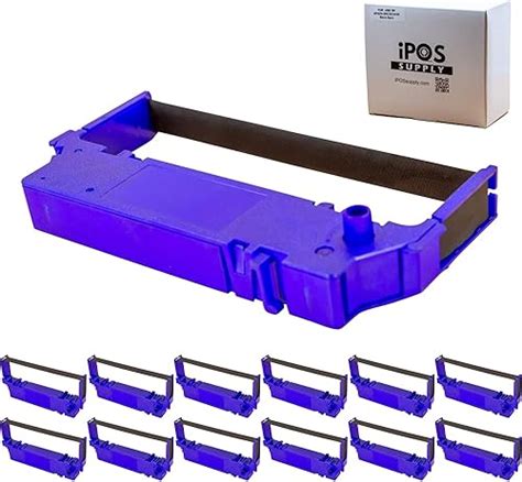 Ipos Supply Sp 700 Caja De 12 Cinta De Tinta Negra Para Impresora