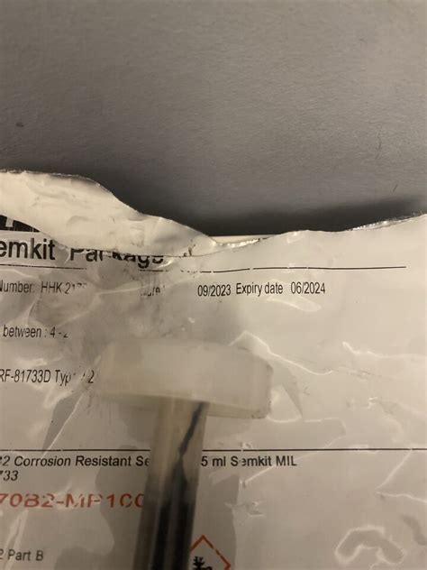 Ppg Semkit Package Ps870 Corrosion Resistant Sealant 105ml Ps870b2 Exp 06 24 Ebay Uk