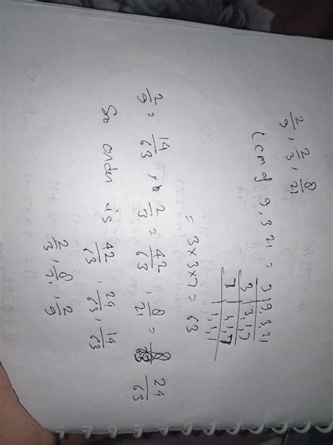 2 Arrange The Following In Descending Ordern Begin Array L L L Text I Frac 2