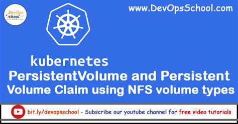 Kubernetes Persistentvolume And Persistentvolumeclaim Using Nfs Volume Types