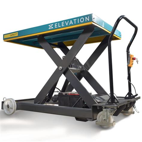1000kg Electric Lifting Trolley 2m X 1m Platform Llm Handling