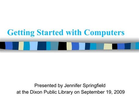 Basic Computer Class 1 Ppt