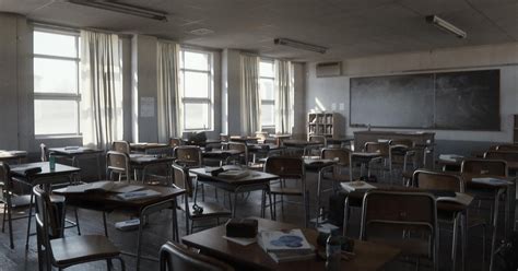 A Realistic Classroom Environment Made With Blender