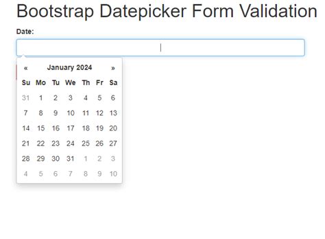 Bootstrap Datepicker A Guide To Easy Datepicker Integration Blogs