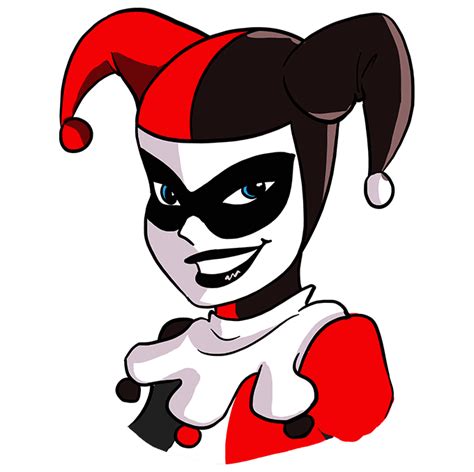 Harley Quinn Logo Drawing