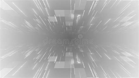 White Color 3d Glowing Shooting Particles In 3d Cyberspace Futuristic Design Technology