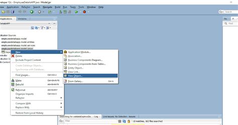 How To Create Query Based Viewobject In Oracle Adf