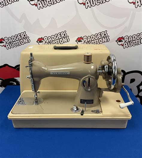 Vintage New Home Sewing Machine Badgers Auctions