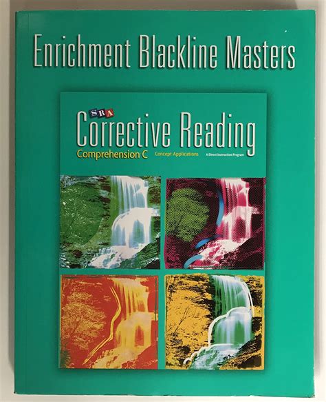 Corrective Reading Comprehension Level C Enrichment Blackline Master Corrective Reading