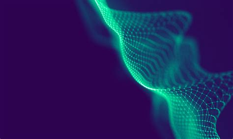 보라색 배경에 추상 파란색 기하학적 입자 연결 구조 과학 파란색 배경 미래 기술 Hud 요소 점과 선을 뿜어내는 빅 데이터 및 비즈니스 신경얼기에 대한 스톡 벡터 아트 및