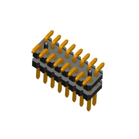 254mm Right Angle Male Connector Dip Electronic Pcb Pin Header