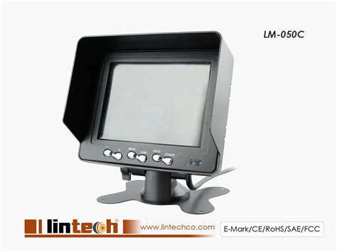จอภาพ Lcd Tft สำหรับรถยนต์ตั้งโต๊ะขนาด 5 นิ้ว Lintech