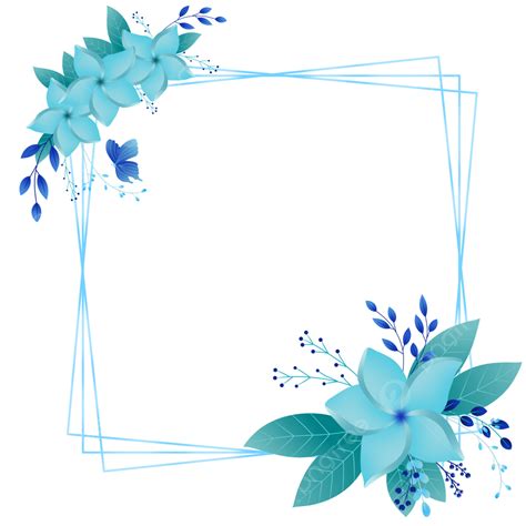 Rectangle Floral Frame Png At Liam Threlfall Blog
