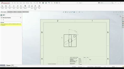 solidworks tutorial alternate position view youtube