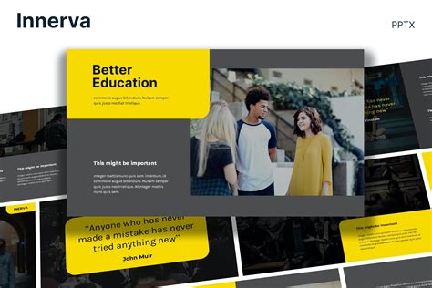 Inerva Tech University Theme Powerpoint Masterbundles