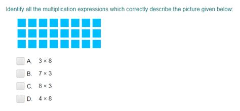 Understand Multiplication Using Arrays Turtle Diary Quiz